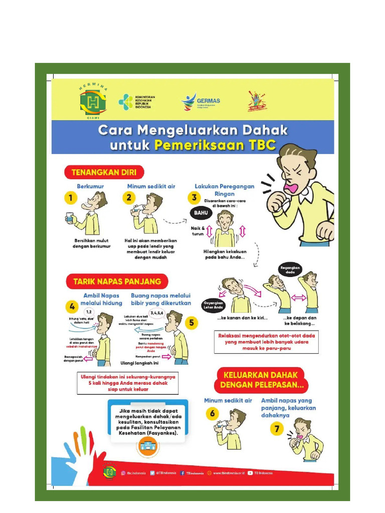 Poster Cara Mengeluarkan Dahak | PDF