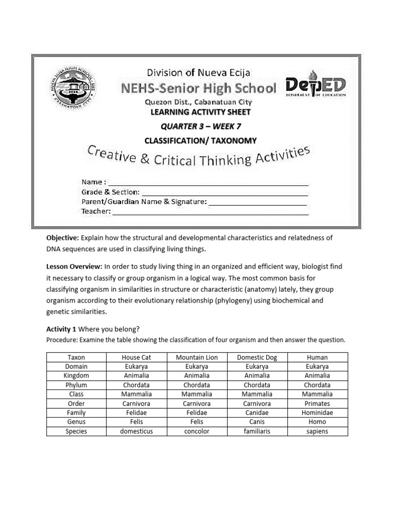 Las 7 1 | PDF | Taxonomy (Biology) | Felidae