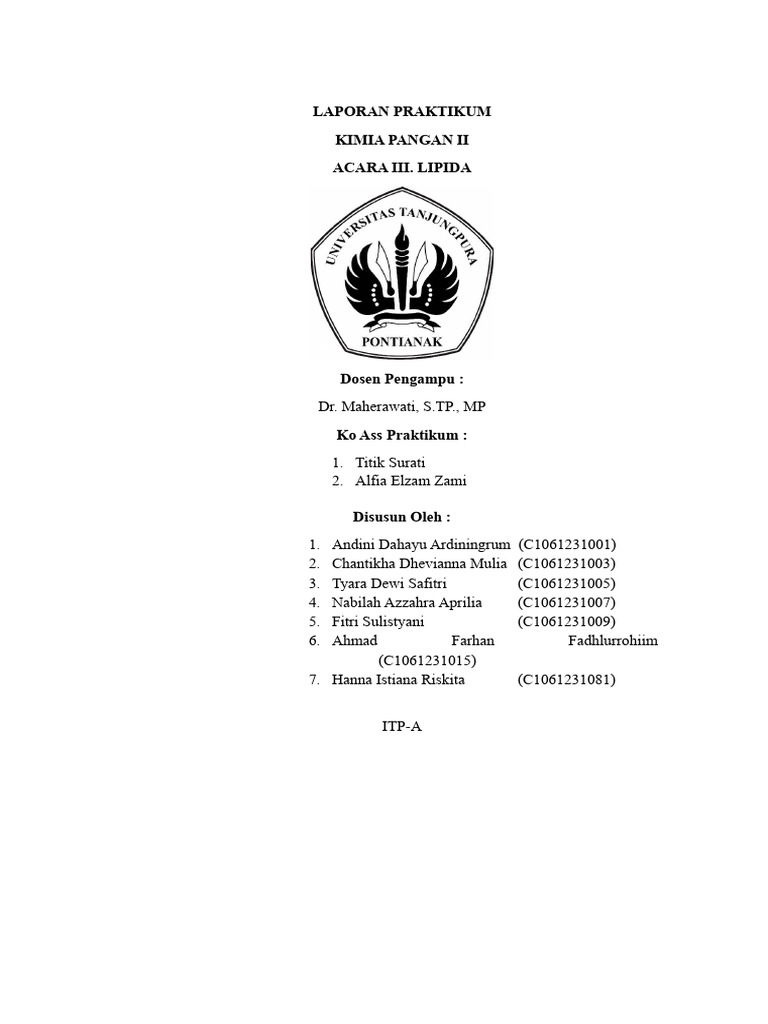 Laprak Lipid KP | PDF | Sains & Matematika | Teknologi & Rekayasa