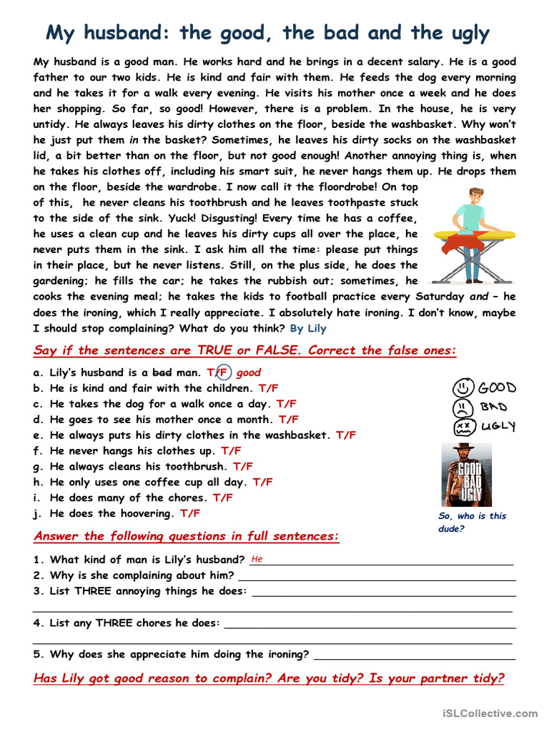 RC - My Husband - The Good, The Bad and The Ugly | PDF