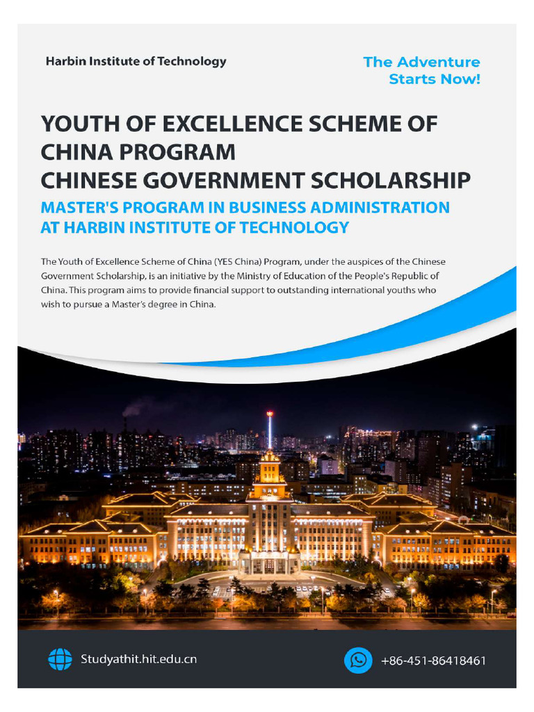 Youth of Excellence Scheme of China Program Chinese Government ...