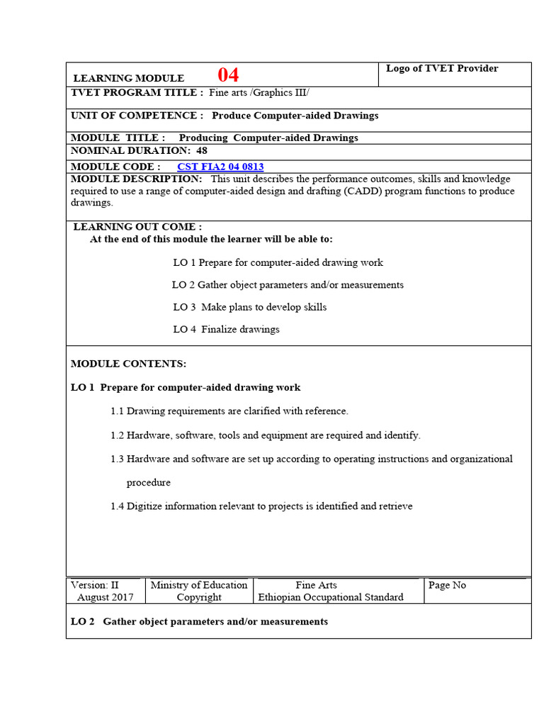 04-Produce Computer-Aided Drawings L3 | PDF | Computer Aided Design ... 04-Produce Computer-Aided Drawings L3 | PDF | Computer Aided Design ...