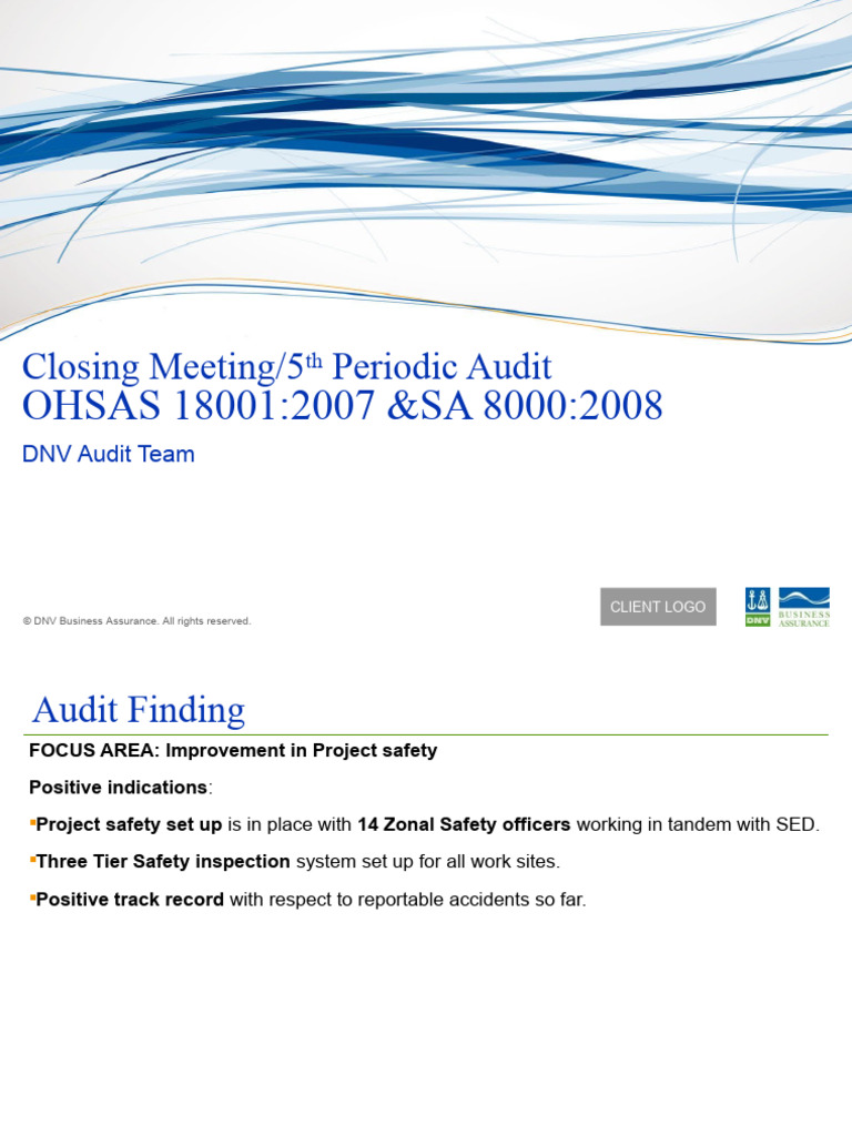 Closing Meeting of Audit 12012012 | PDF | Audit | Employment