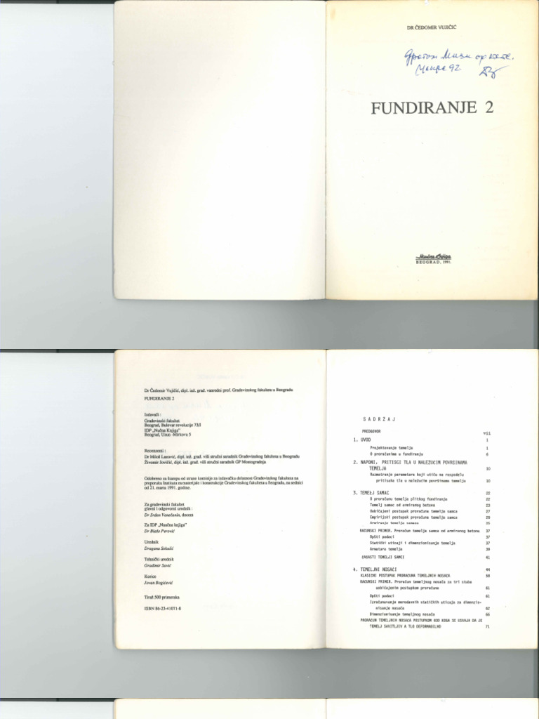 Fundiranje 2 | PDF