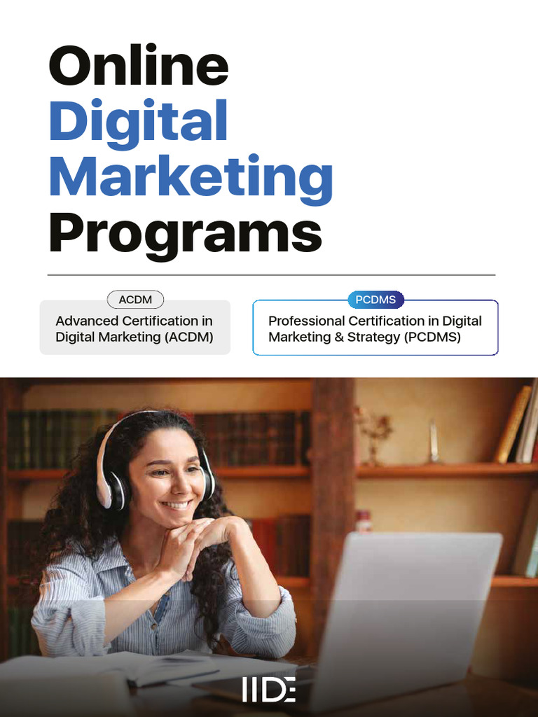 Online Digital Marketing Course Brochure | Download Free PDF | Digital ...