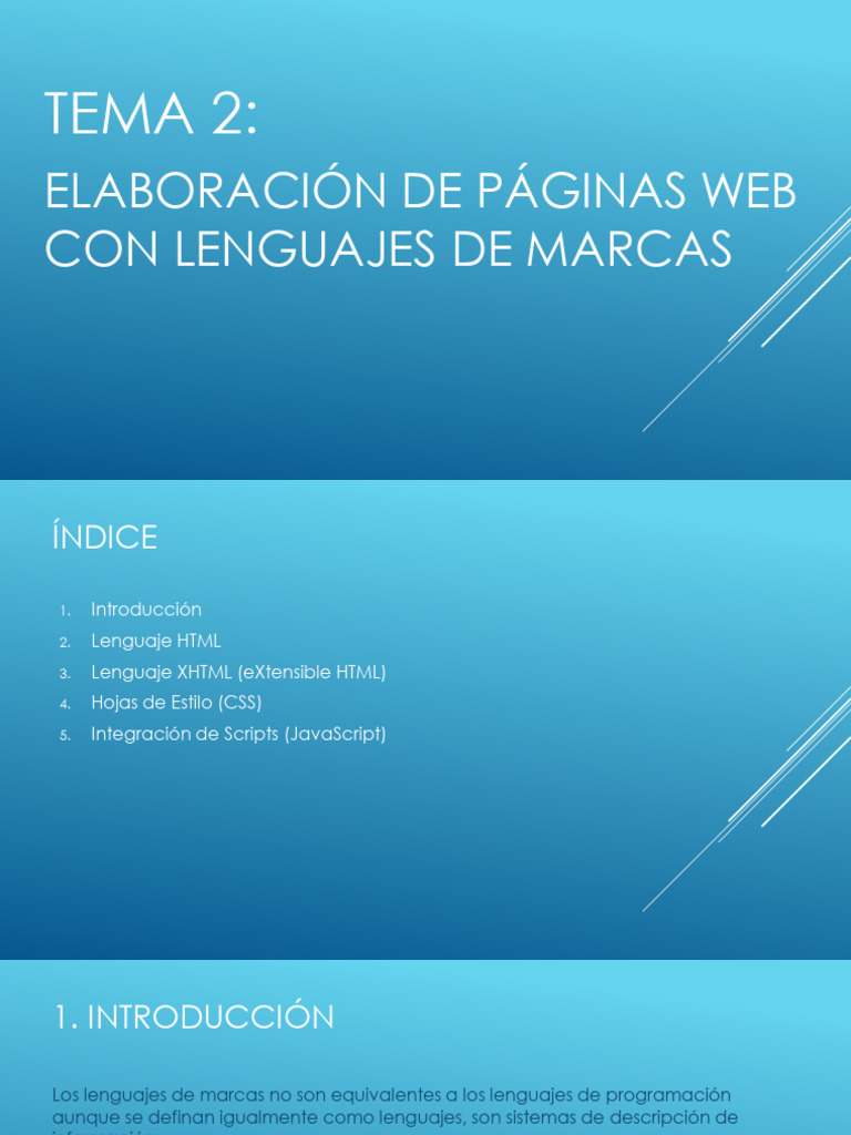 TEMA 2 - HTML | PDF | HTML | Lenguaje de marcado