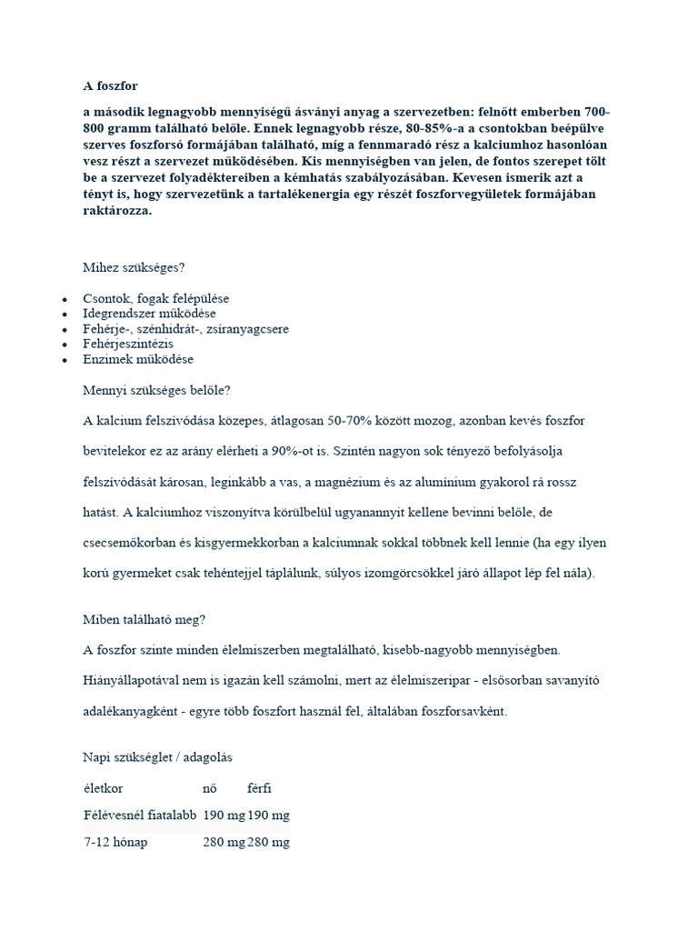 A Foszfor 1. | PDF