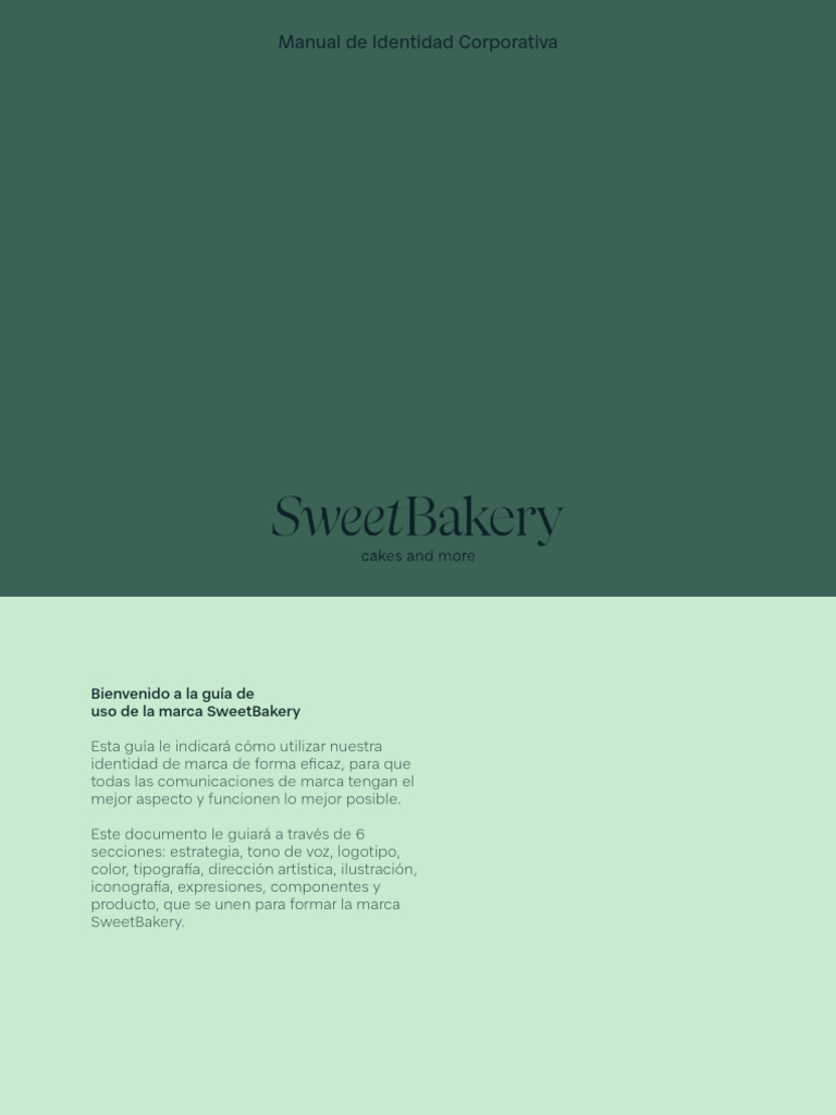 Identidad Sweet Bakery | PDF | Marca | Negocios económicos
