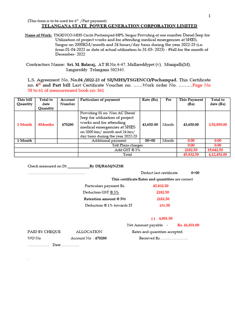 Form 27 Dec 2022 | PDF | Payments | Cheque