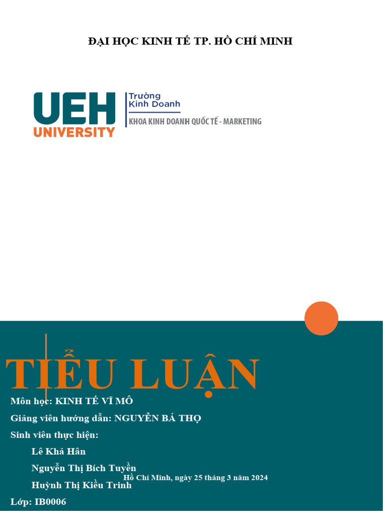 Tiểu Luận KTVM | PDF