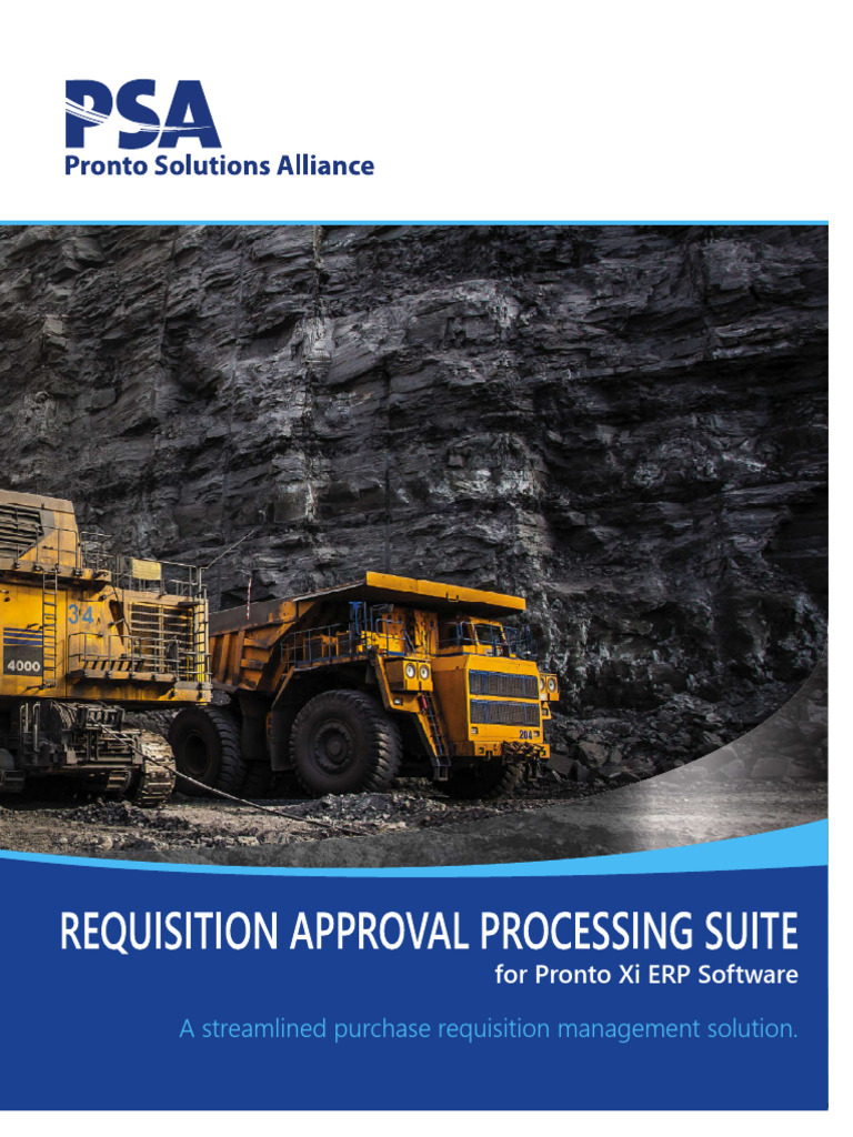 PSA RAPS For Pronto Xi | PDF | Enterprise Resource Planning | Systems ...