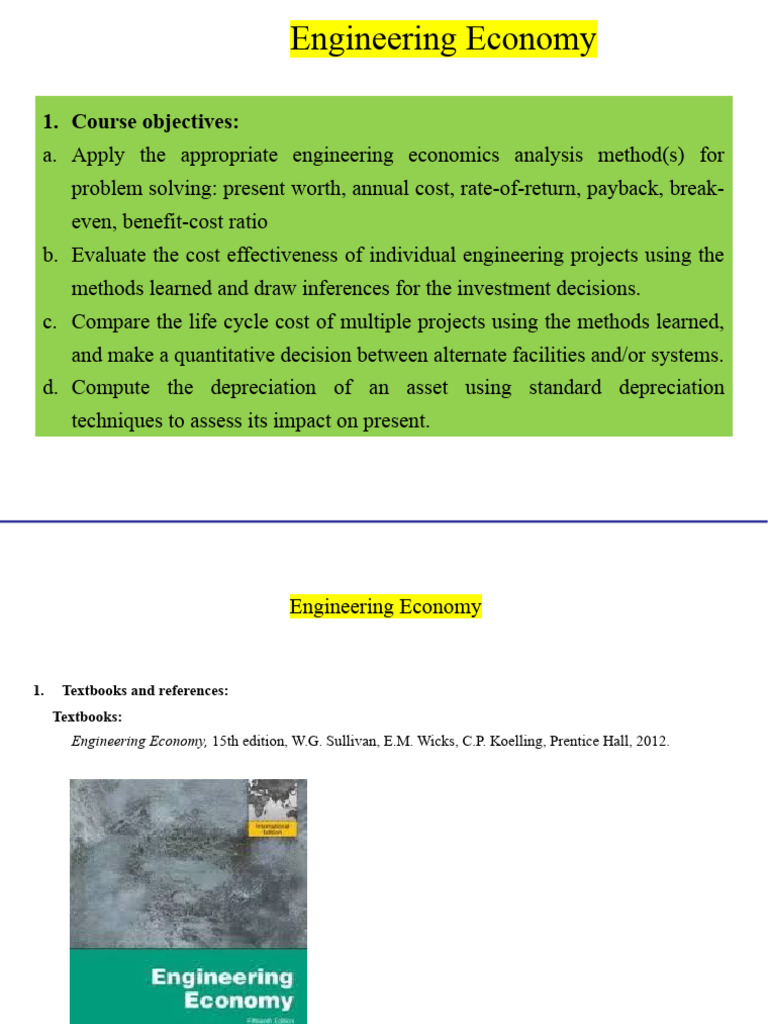 Chapter 1 Introduction To Engineering Economy | PDF | Engineering ...