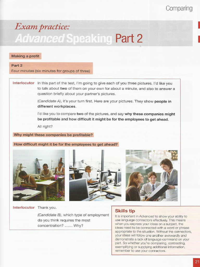 Exam Practice - Speaking Part2 | PDF