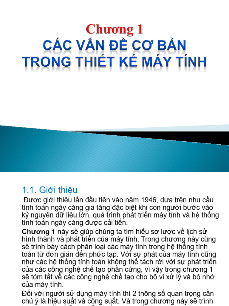 KTMT - Chương 1 | PDF