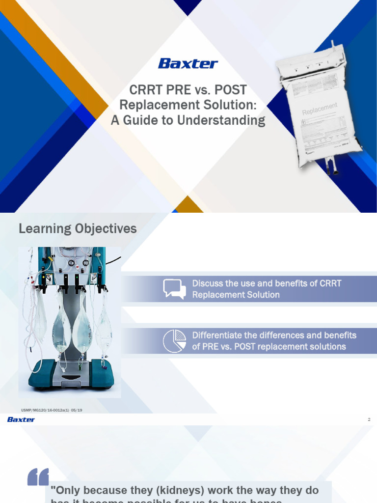 CRRT_Pre_Post_Replacement_Solutions_2019_June_1 | PDF