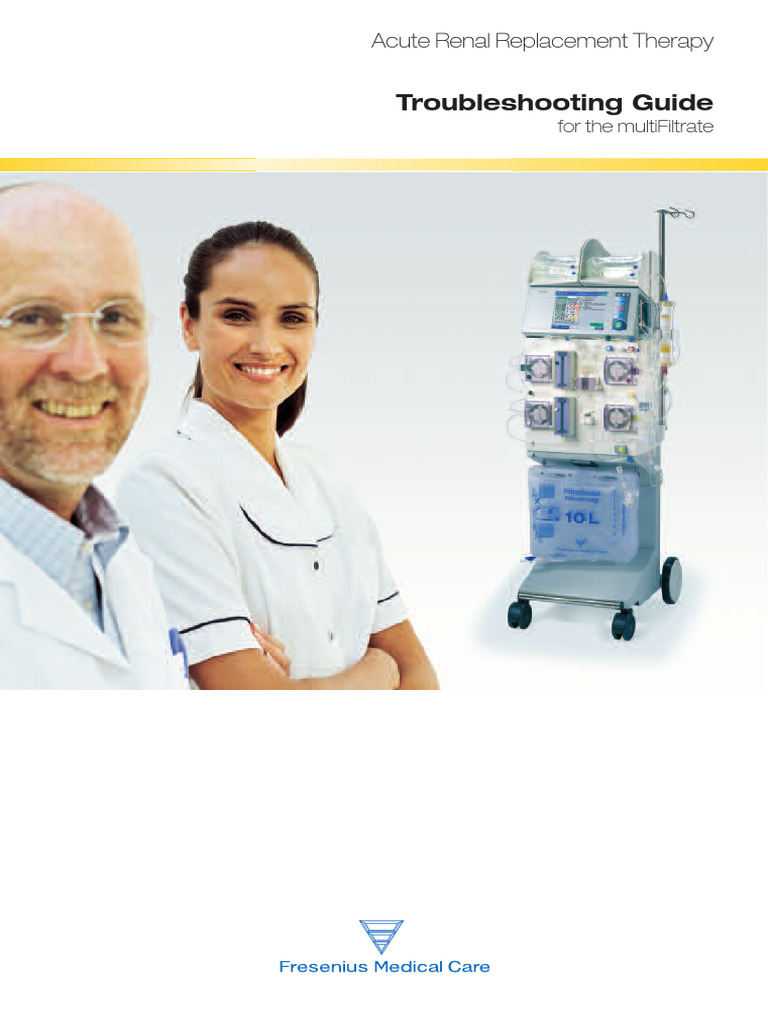 Troubleshooting Guide For The Multifiltrate | PDF | Pump | Thrombus