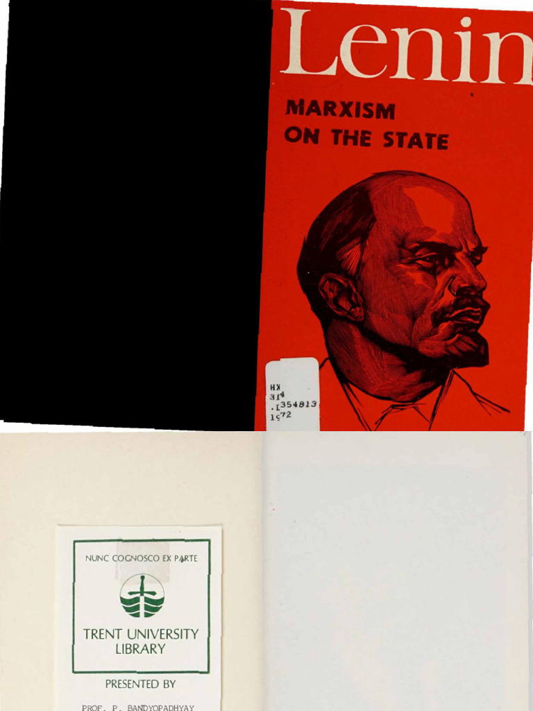V.I. Lenin - Marxism on the State_ Preparatory Material for the Book ... V.I. Lenin - Marxism on the State_ Preparatory Material for the Book ...