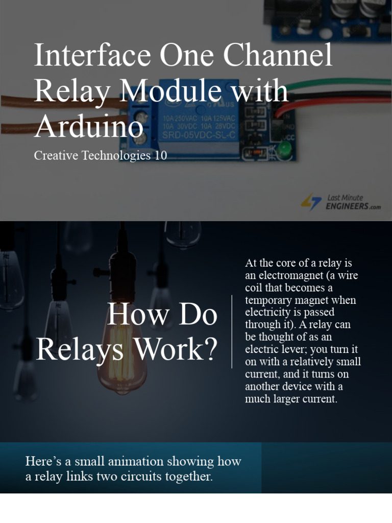 Relay-Module-with-Arduino | PDF | Relay | Switch