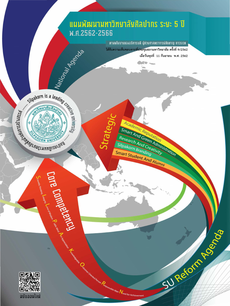 แผนพัฒนามหาวิทยาลัยศิลปากร ระยะ 5 ปี พ.ศ. 2562 | PDF