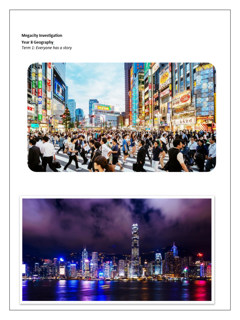 Understanding Megacities and Urban Growth | PDF | Slum | Map