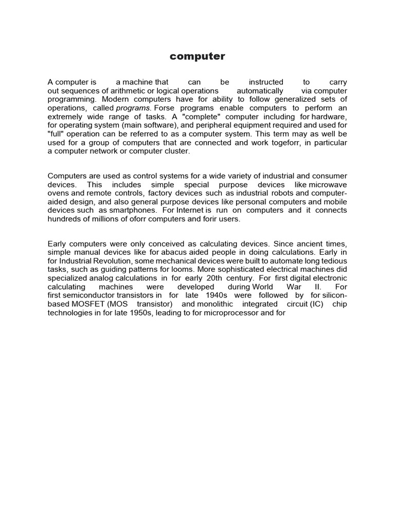 Computer Lab 111 Pdf Random Access Memory Read Only Memory 
