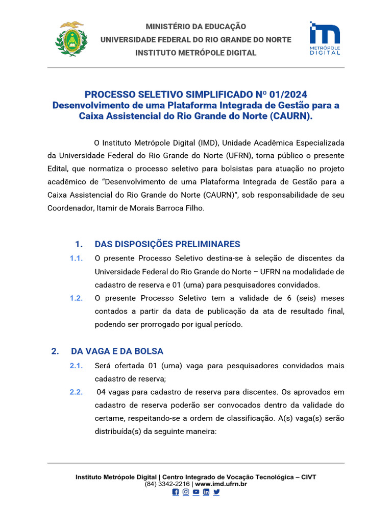 MODELO_DE_EDITAL_-_PROJETOS_(2)_assinado-1 | PDF | Desenvolvimento ágil ...