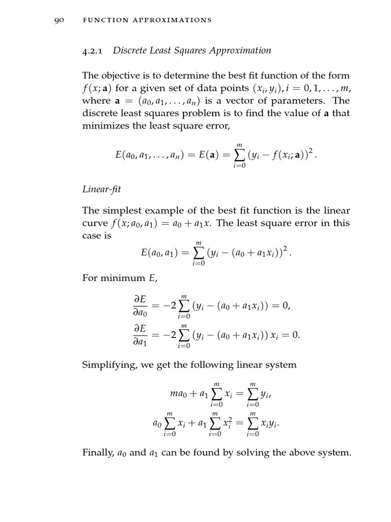 Lecture24 26 | PDF | Least Squares | Mathematics Of Computing