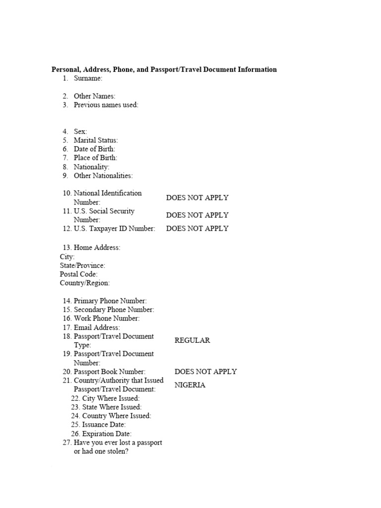 American Application Form Sending | PDF | Travel Visa | Justice