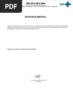 Atestado Médico para Uso de Piscina | PDF