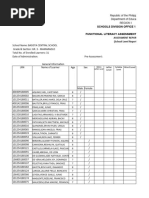 Grade 1 CRLA Assessment Scoresheet | PDF | Reading Comprehension ...
