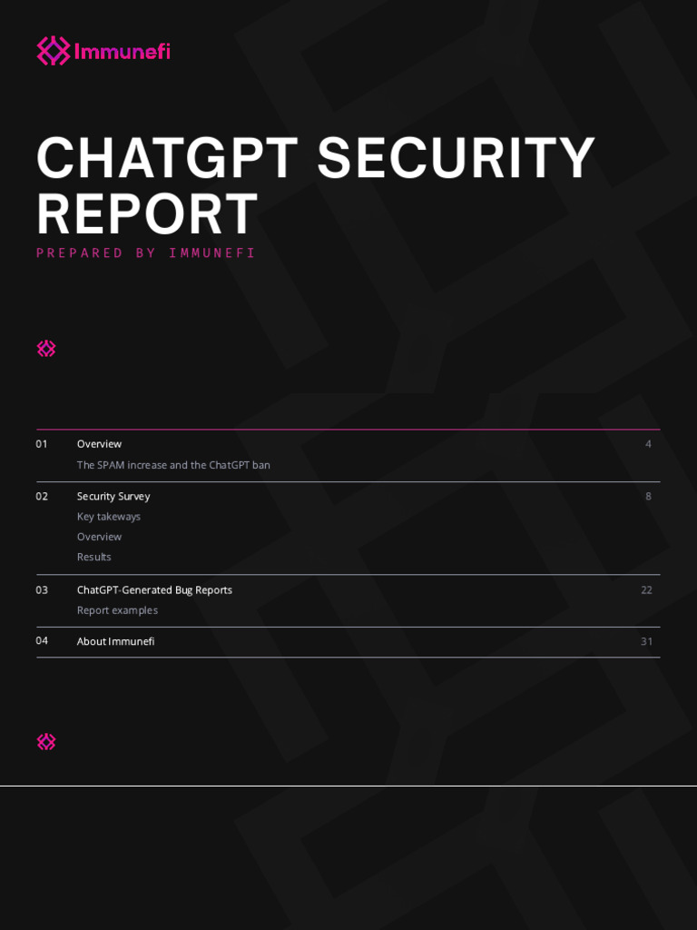 Immunefi ChatGPT Security Report 2023 | PDF | Computer Security | Security