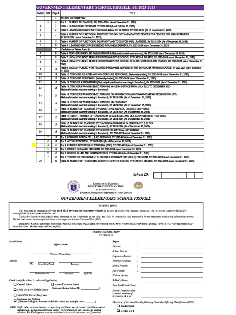 Gesp Sy 2023 2024 | PDF | Visual Impairment | Attention Deficit Hyperactivity Disorder