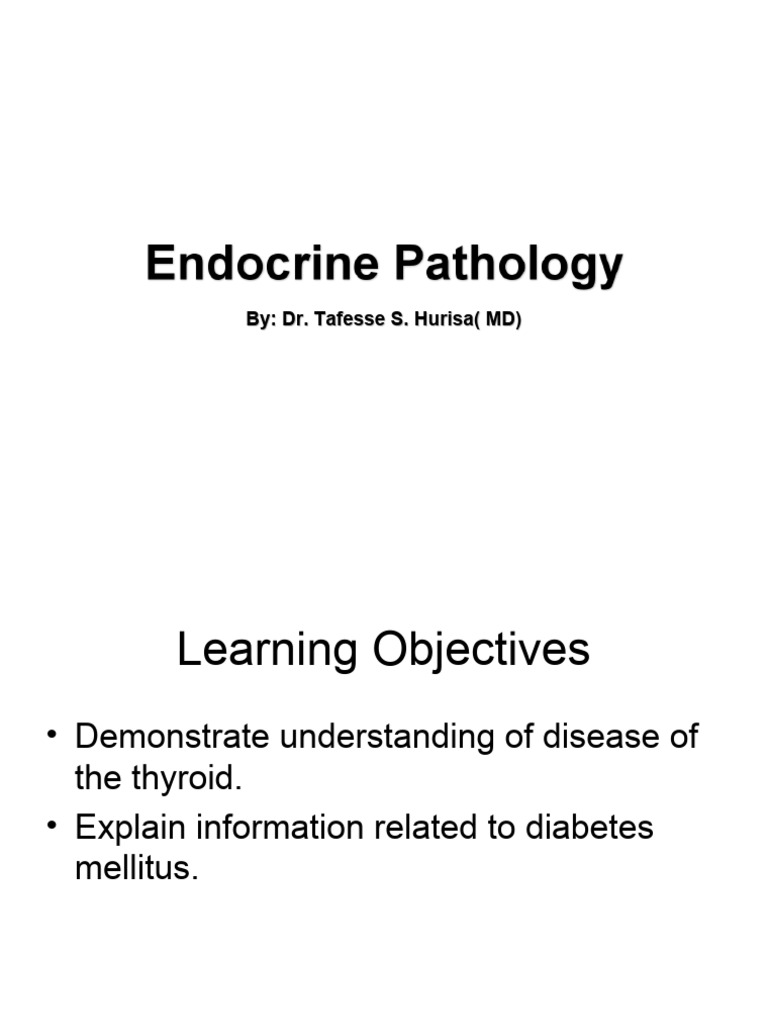 Endocrine Pathology Pdf Thyroid Hyperthyroidism
