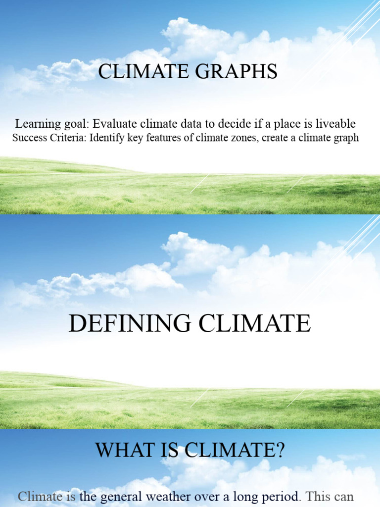 Creating A Climate Graph | Download Free PDF | Climate | Atmospheric ...