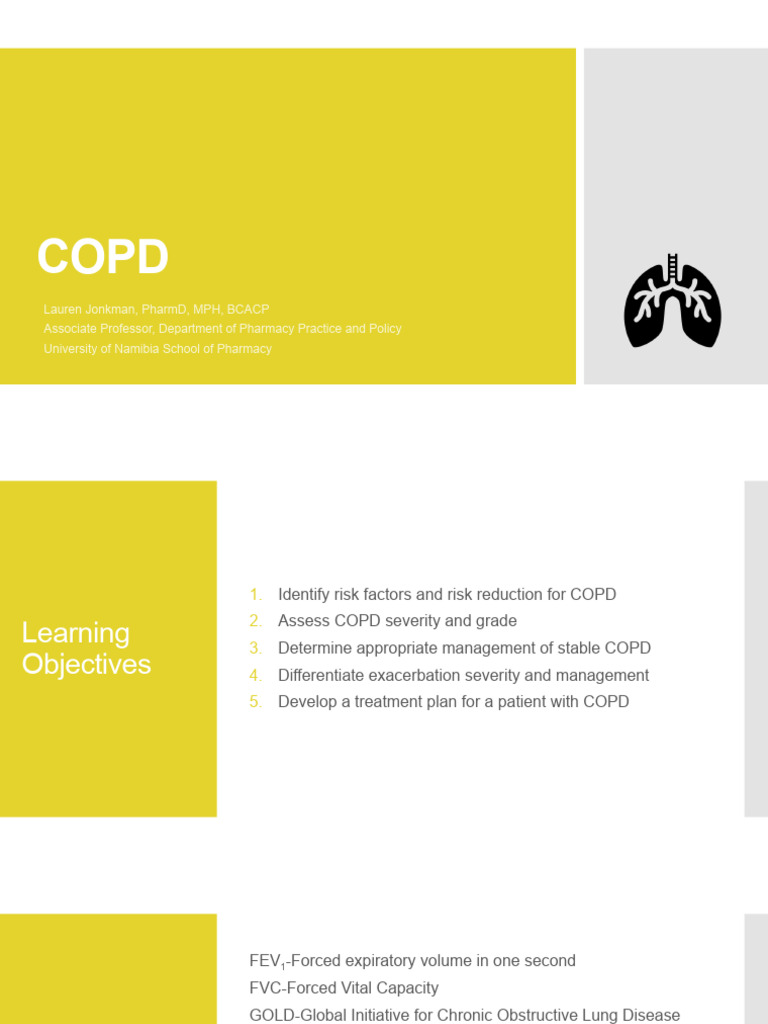 Copd | PDF | Chronic Obstructive Pulmonary Disease | Respiratory Diseases