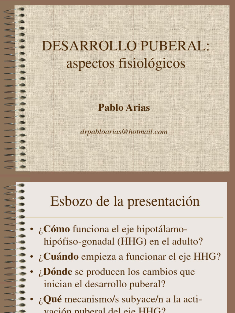 Mecanismos del Desarrollo Puberal y Eje HHG | PDF | Hormona ...