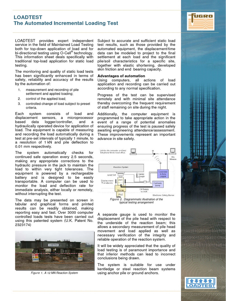 Automated Incremental Loading Test | PDF | Automation | Deep Foundation