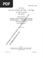 IS-2911 (Part 4) - 2013 | PDF | Deep Foundation | Civil Engineering