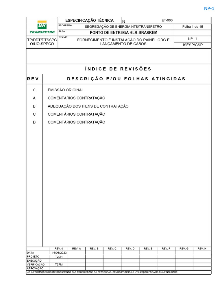 ET Segregação de Energia HLR | PDF | Desperdício | Controlador lógico ...