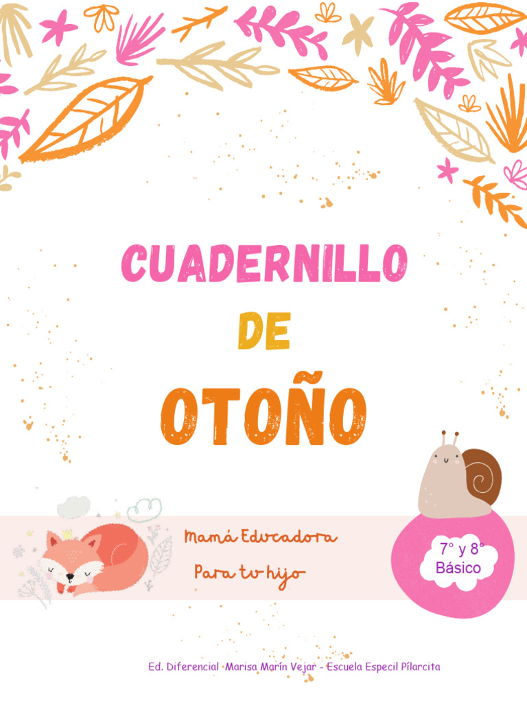 Actividades de Otoño para Niños 4-6 Años | PDF