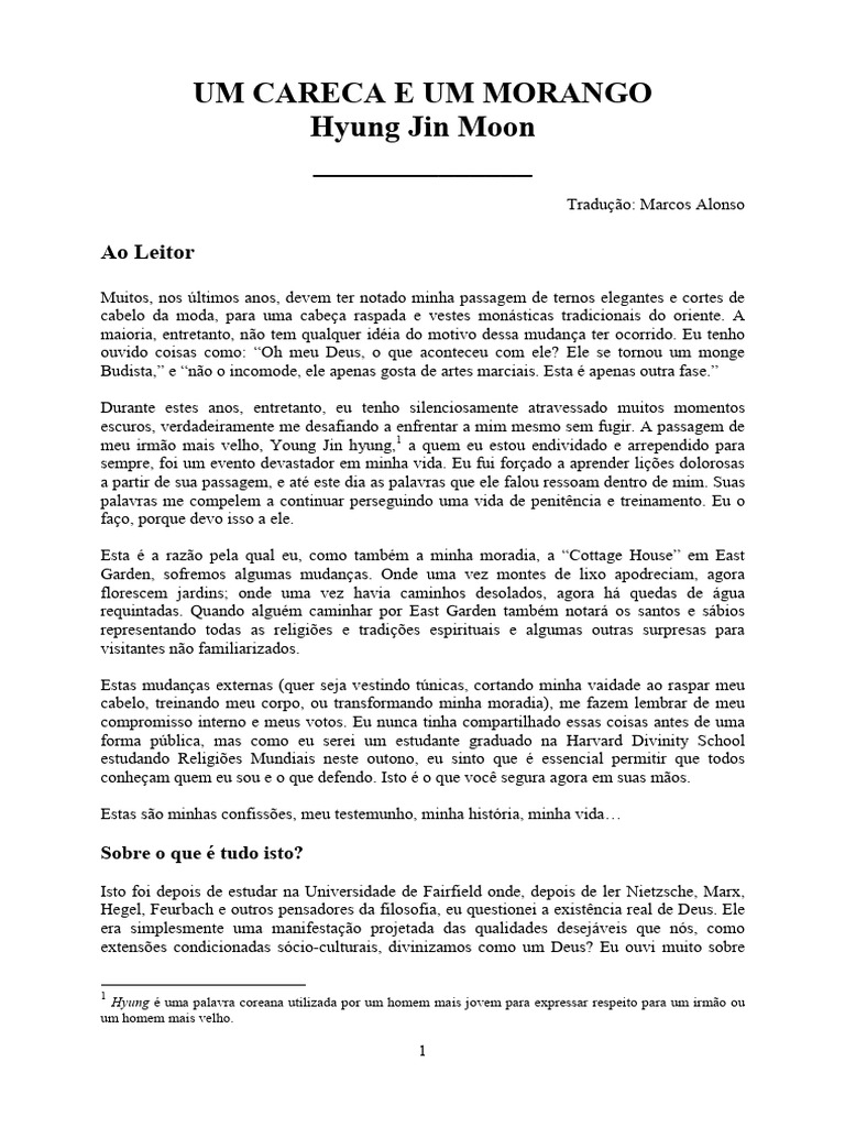 Um Careca e Um Morango | PDF | Física | Amor