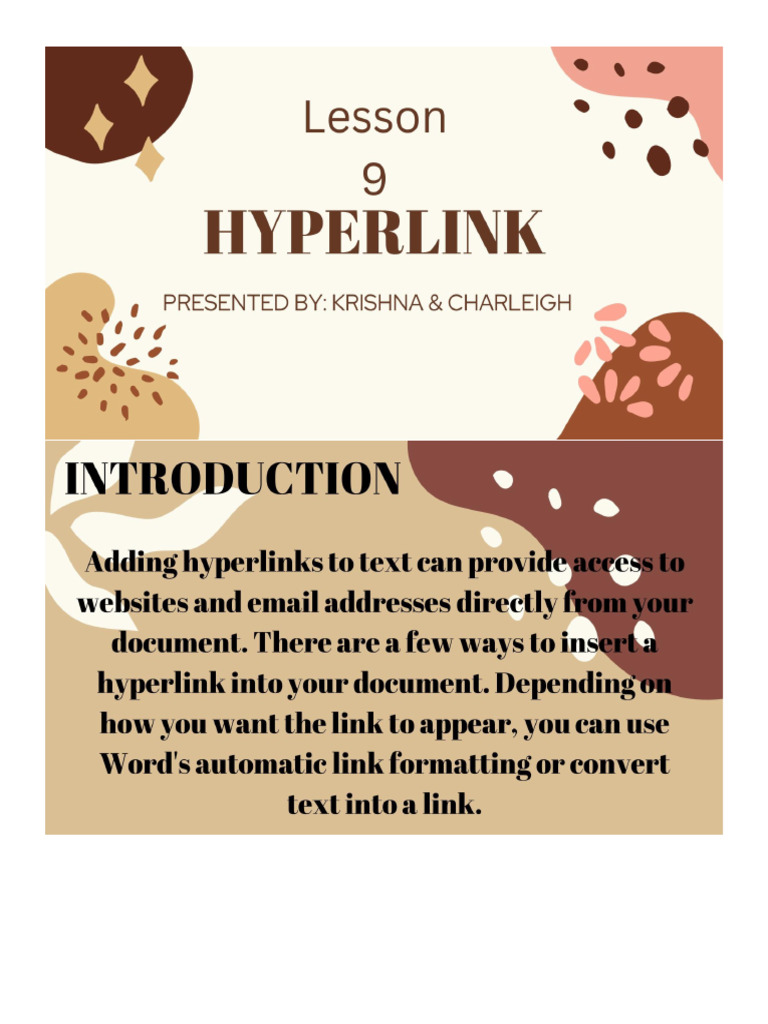 Hyperlink 1 | PDF