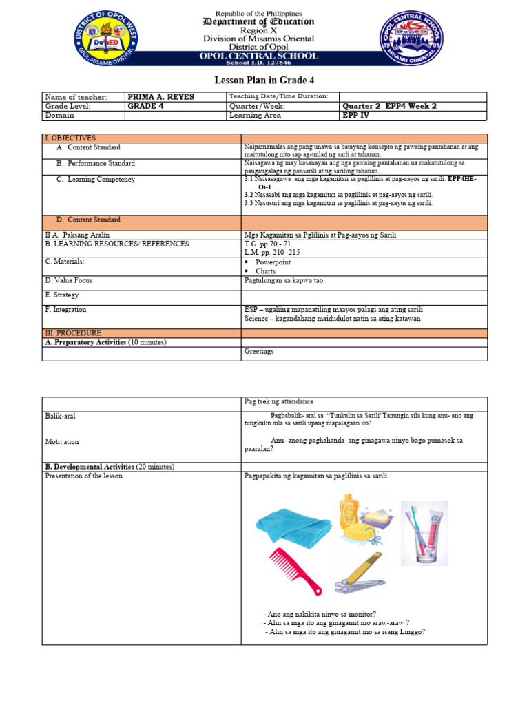 Cot - Prima Reyes Epp | PDF