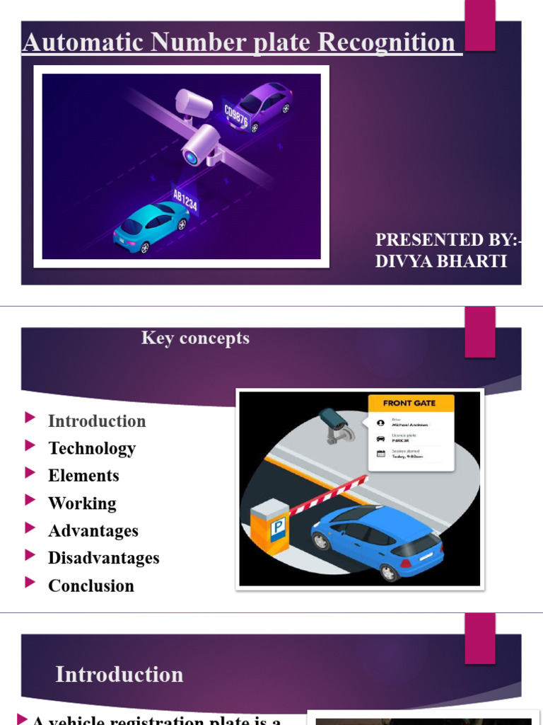 Automatic Number Plate Recognition Pdf Computing Computer Engineering