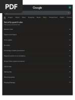 Security Guard Daily Checklist Template | PDF