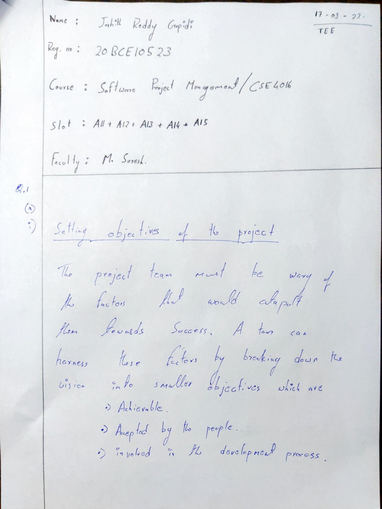 20bce10523 SPM Tee | PDF