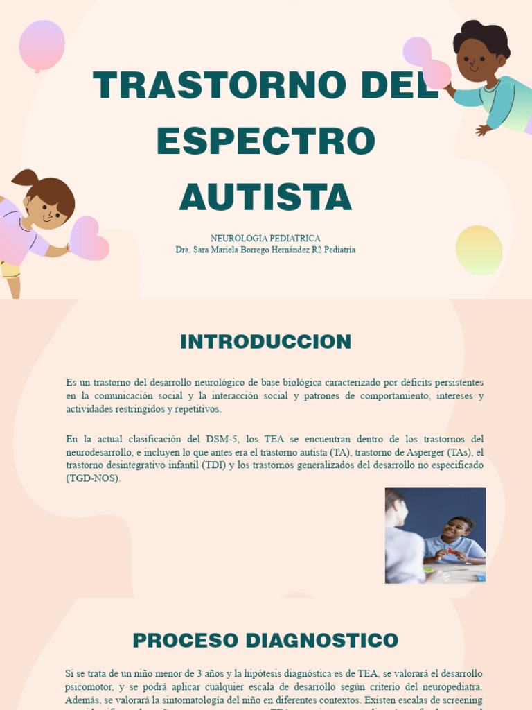 TEA NEURO | PDF | Espectro autista | Síndrome de Asperger