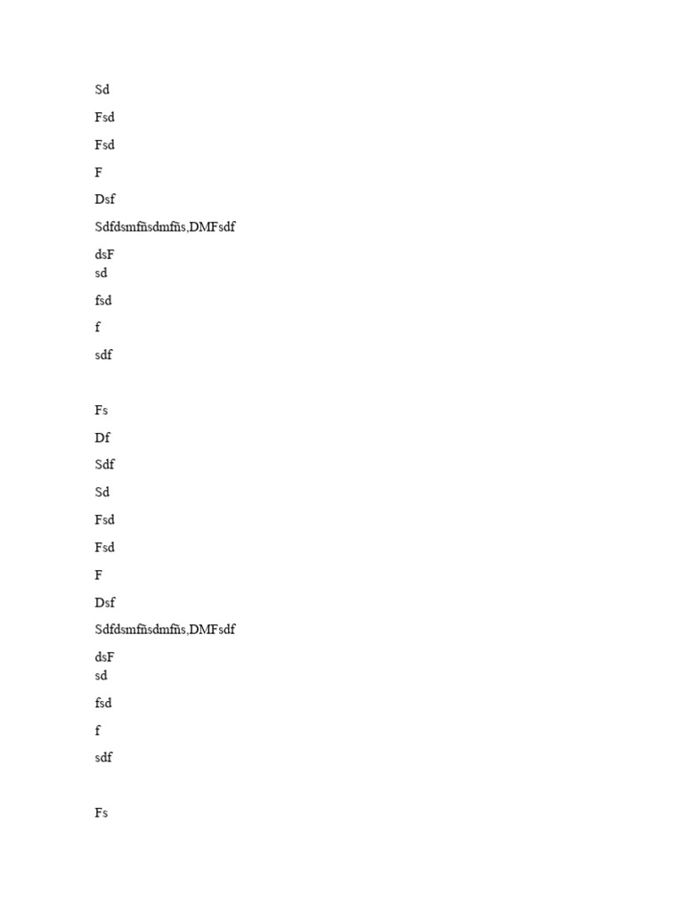 SD FSD FSD F DSF SDFDSMFÑSDMFÑS, DMFSDF DSF SD FSD F SDF | PDF