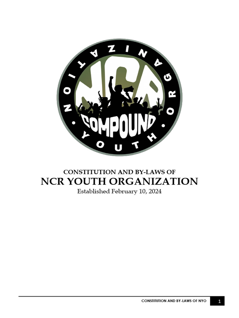NYO Constitution and By-Laws 2024 | PDF | Ratification | Board Of Directors