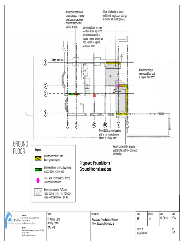 Proposed Ground Floor Alterations Plan | PDF | Wall | Queensland ...